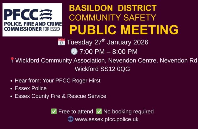 Residents of Basildon district invited to have a say on crime and ...